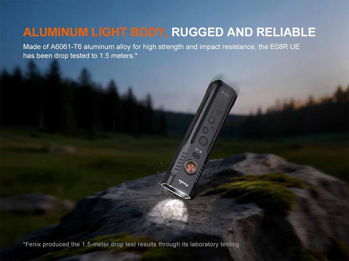 Fenix E08R UE Flat Flashlight - Fenix Lighting