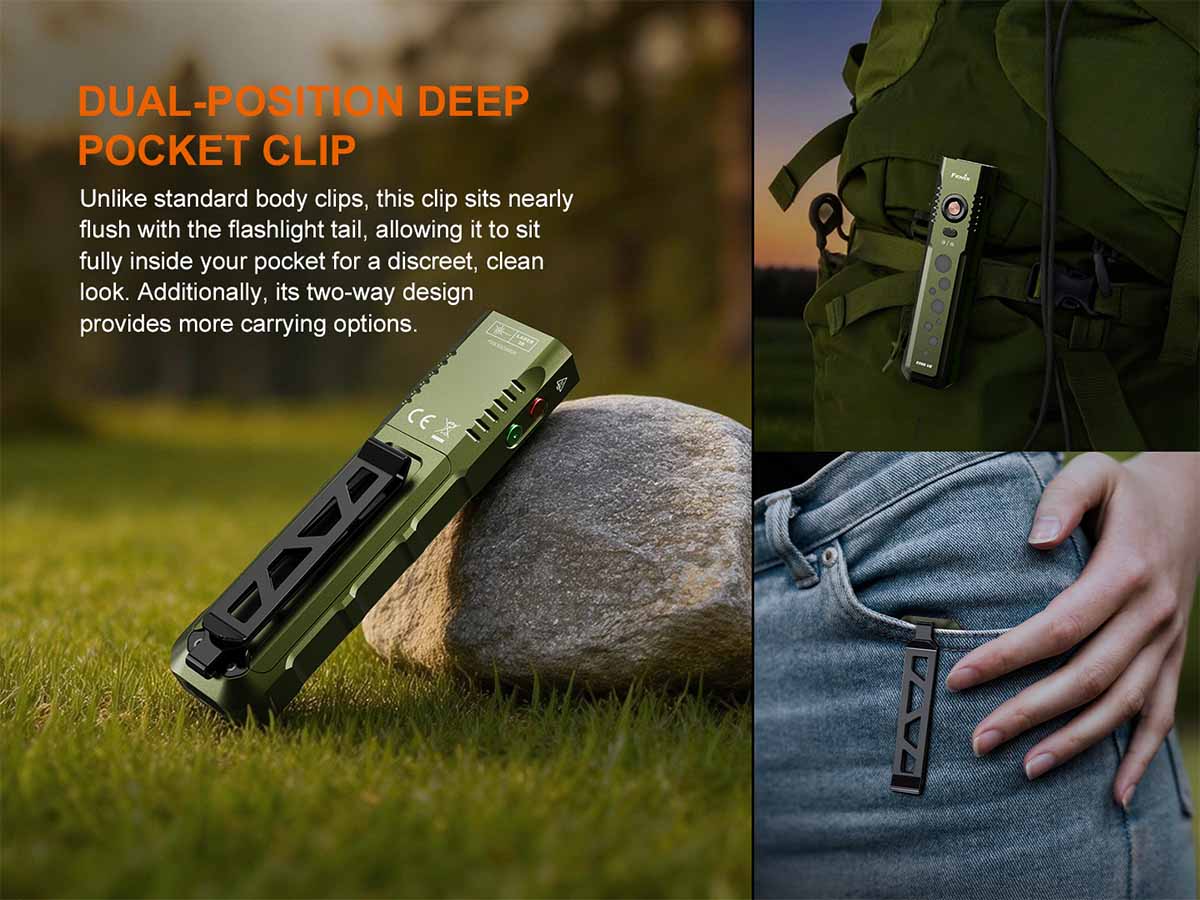 Fenix E08R UE Flat Flashlight - Fenix Lighting
