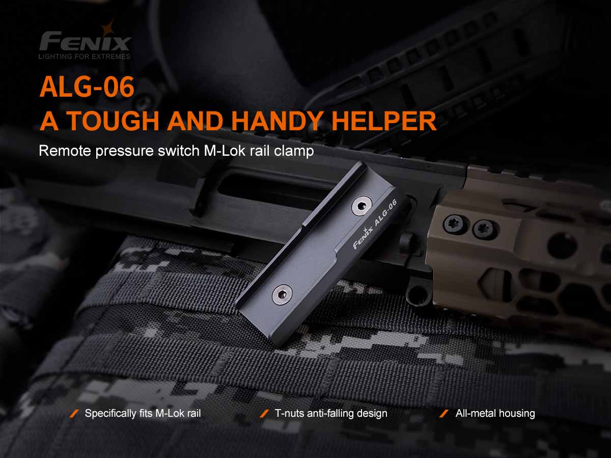 Fenix ALG-06 Pressure Switch Mount for M-Lok Rails - Fenix Lighting