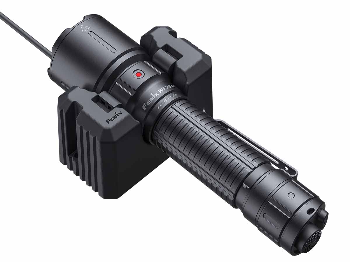 Fenix WF26R Rechargeable Flashlight with Charging Dock - Fenix Lighting